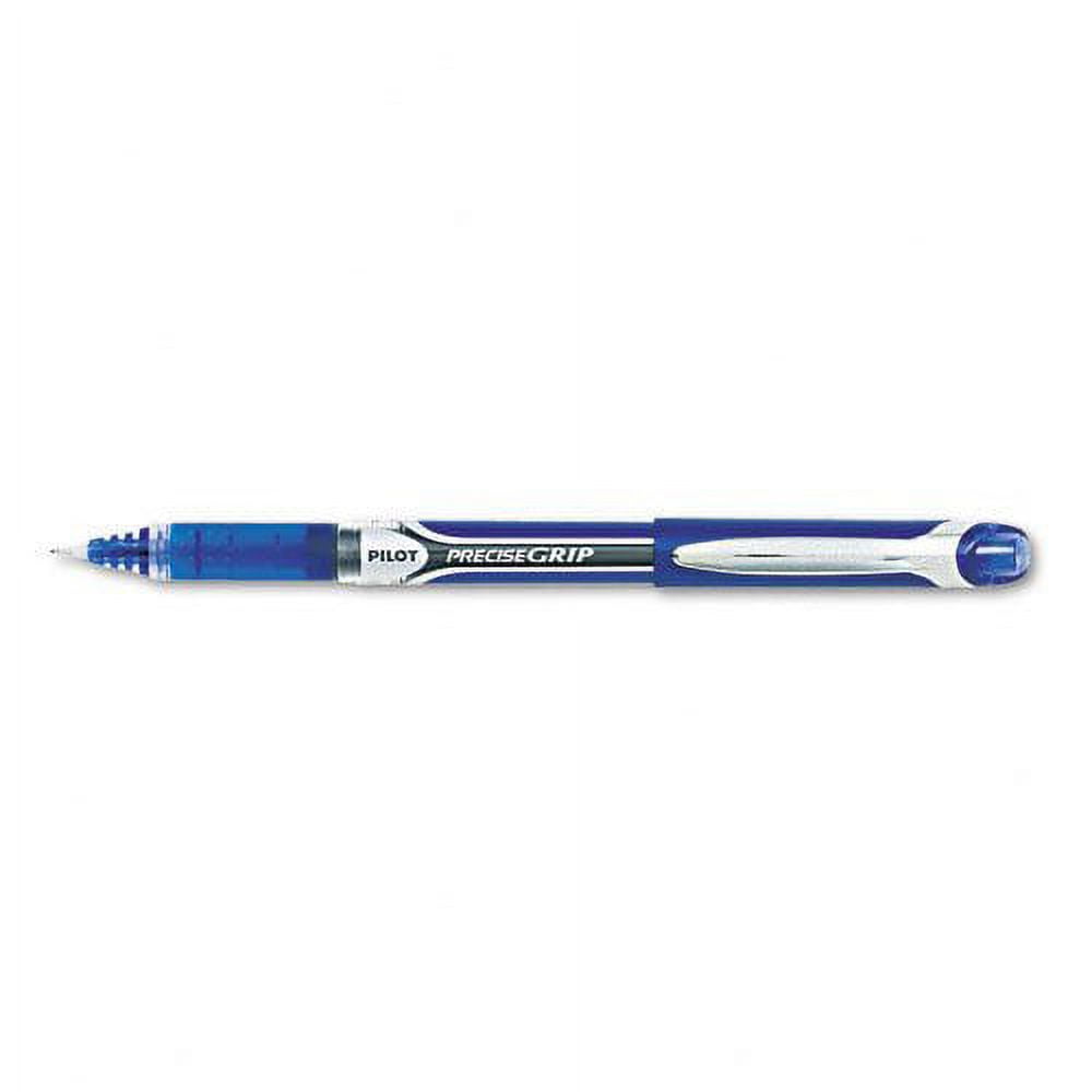Pilot : Precise Grip Stick Roller Ball Pen, Metallic Brl, Blue Ink ...