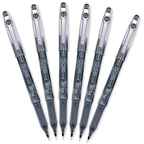 Pilot Precise P-500 Gel Ink Rolling Ball Pens, Extra Fine Point, Black ...