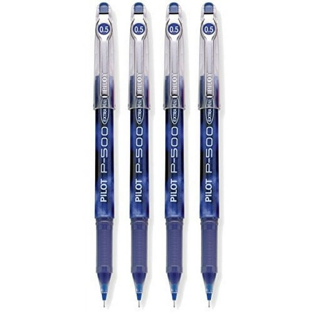Pilot Precise P-500 Gel Rolling Ball Pen, Extra Fine Blue Ink 4-PACK ...