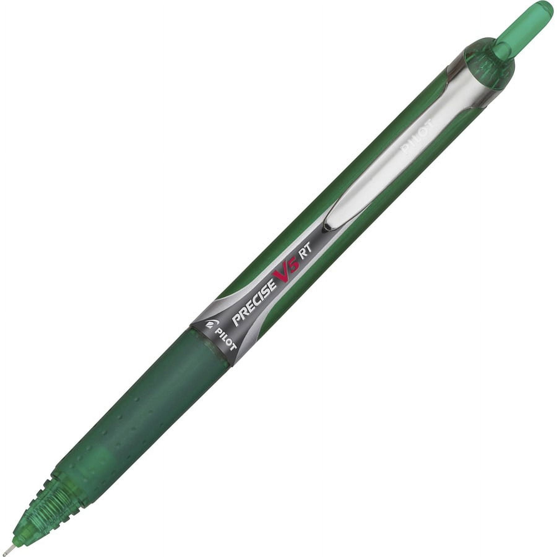 Pilot Precise V5 RT Extra-Fine Premium Retractable Green Water Based ...