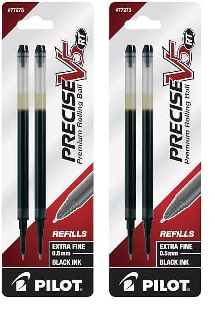 Pilot, Precise V5 RT Liquid Ink Refills, Extra Fine Point 0.5 mm, Black ...