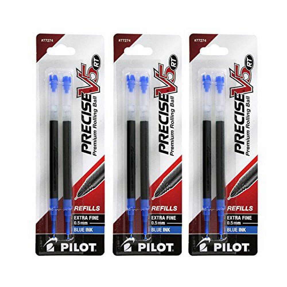 Pilot Precise V5 RT Liquid Ink Retractable Rollerball Pen Refills, 0 ...