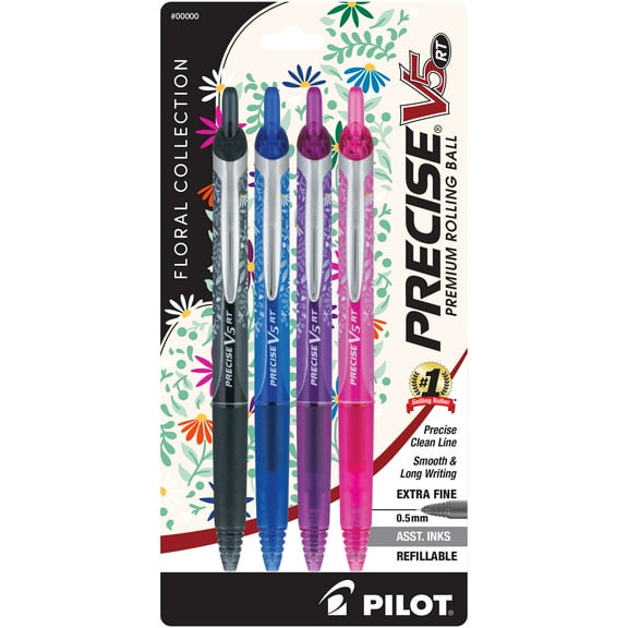 Pilot Precise V5 RT Retractable Roller Pens, Extra Fine Point ...