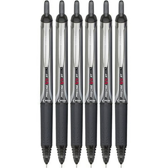 Pilot Precise V5 RT Retractable Pens, Extra Fine Point 0.5mm, Black Ink ...