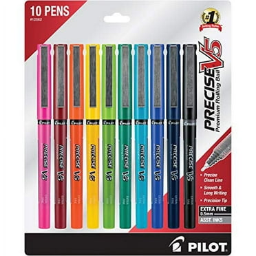 Precise V5 Roller Ball Pen, Stick, Fine 0.5 Mm, Assorted Ink And Barrel ...