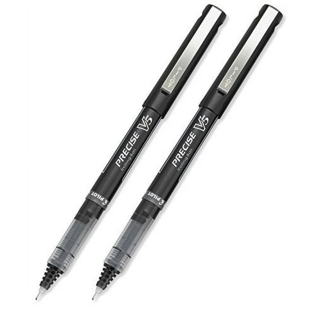 Pilot Precise V5 Stick Rolling Ball Pens, Extra Fine Point, Black 2 ...
