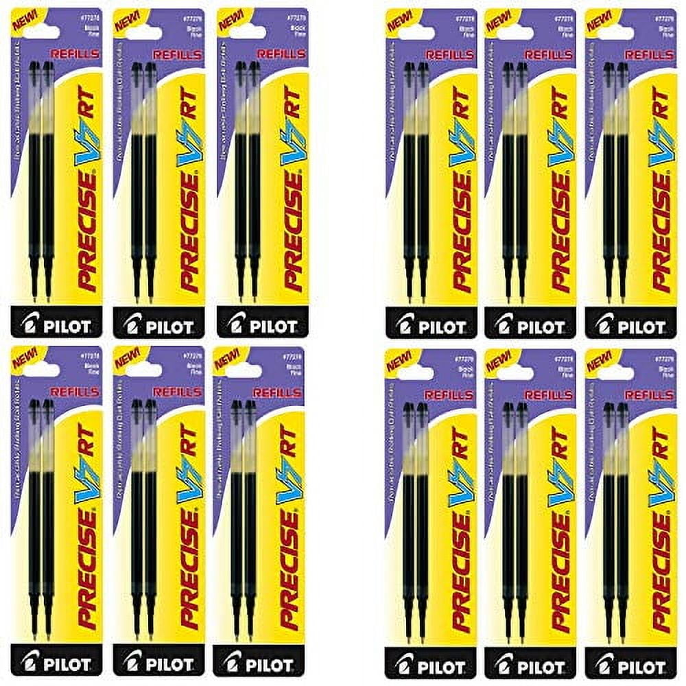 Pilot Precise V7 RT Liquid Ink Retractable Rollerball Pen Refills, 0 ...