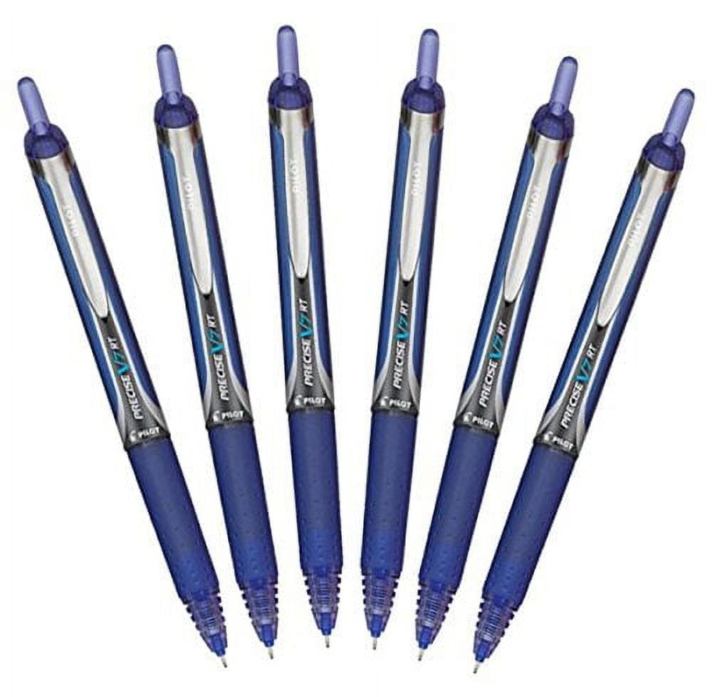 Pilot, Retractable Rolling Ball Pen, Fine Point, Blue Ink, 6 Pack ...