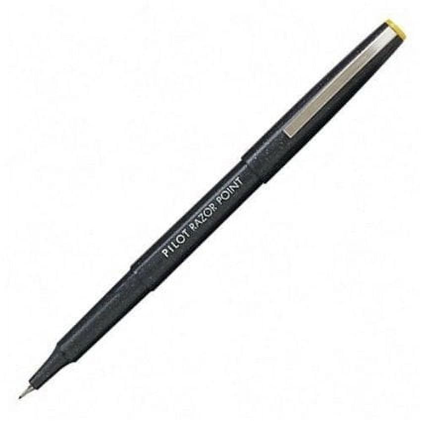 Pilot Razor Point Stick Pens, Extra Fine Point, 0.3 mm, Black Ink, 6 ...