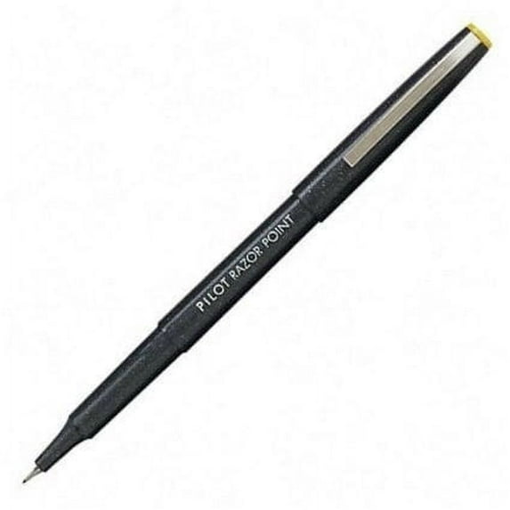 Pilot Razor Point Stick Pens, Extra Fine Point, 0.3 mm, Black Ink, 6 ...