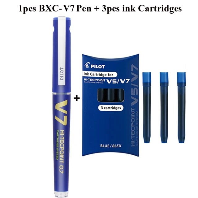 Pilot Refillable V5/V7 Hi-Tecpoint Roller Ball Pen, 0.5mm/0.7mm Point ...