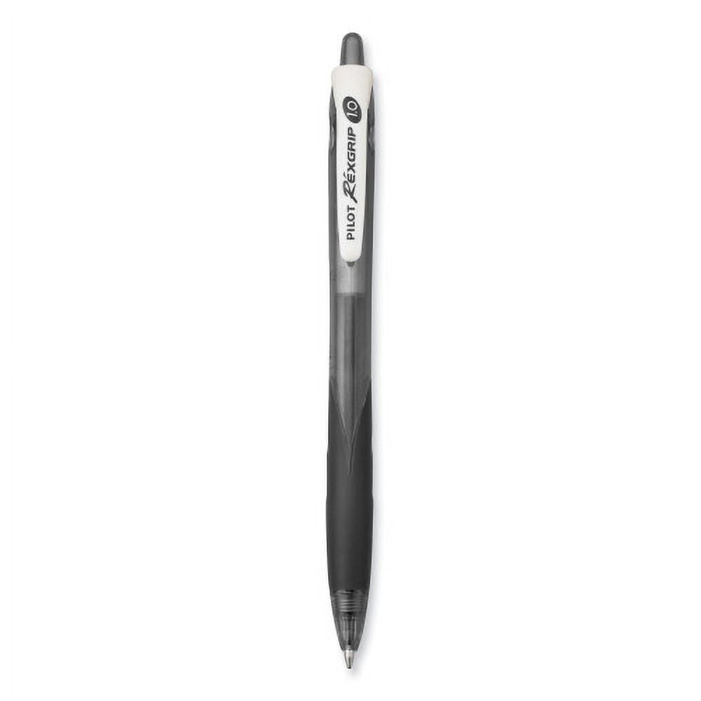 Pilot RexGrip BeGreen Ballpoint Pen, Retractable, Medium 1 mm, Black ...