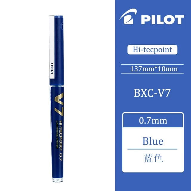 Pilot Rollerball Pens, BXC V5 V7 Hi-Tecpoint Refillable Cartridge ...