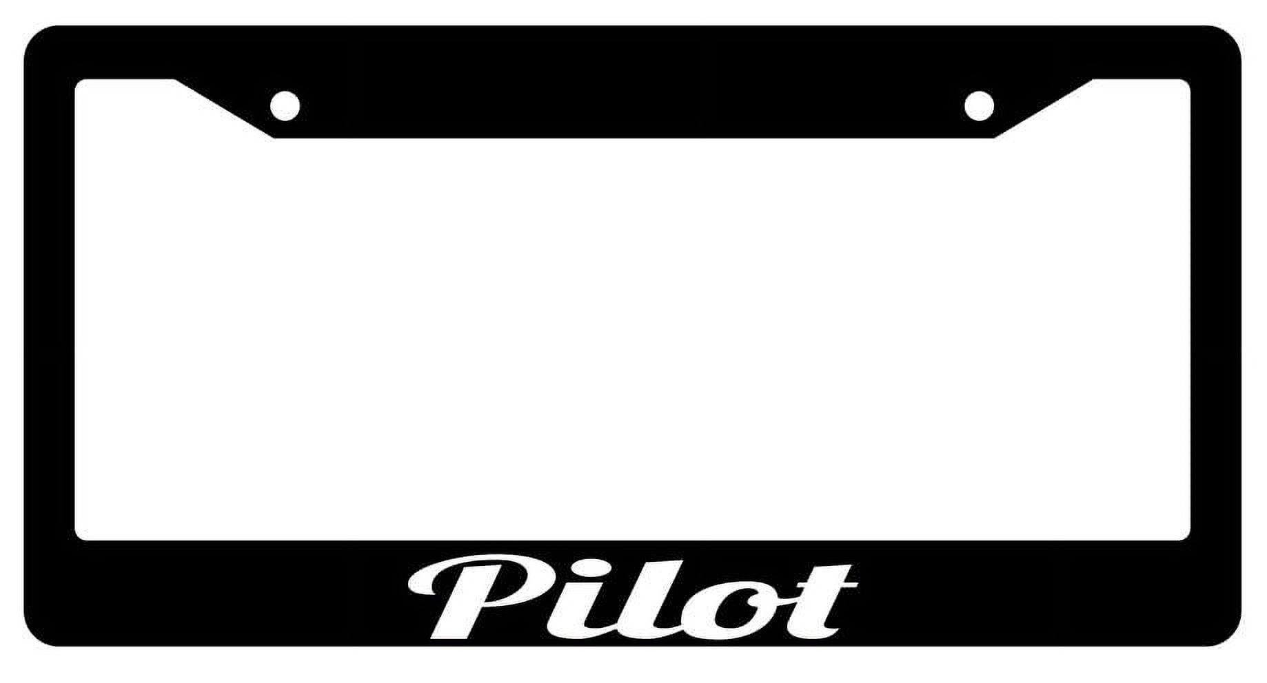 Pilot SCRIPT Black Plastic License Plate Frame AMA - Walmart.com