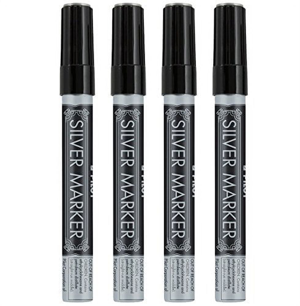 Pilot Silver Markers silver medium point, 4 Packs - Walmart.com