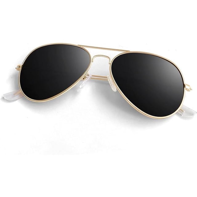 Pilot Sunglasses Men Womens Lightweight Metal Frame Polarized Shades ...
