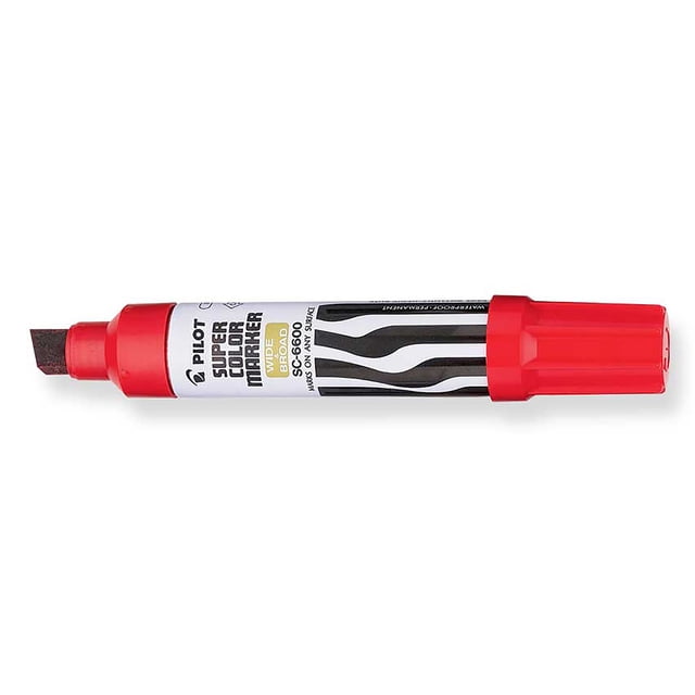 Pilot Super Color Jumbo Permanent Marker, Red - Walmart.com