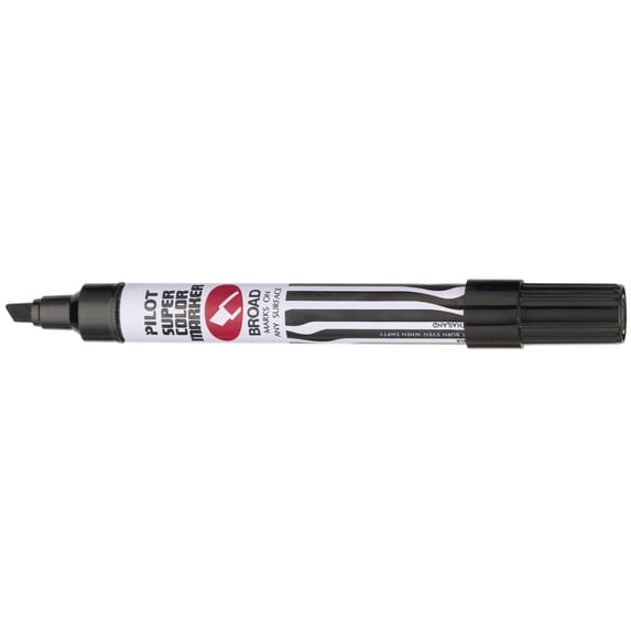 Free Shipping! Pilot Super Color Permanent Marker, Broad Chisel ...