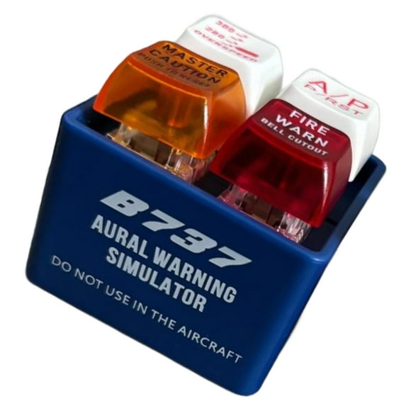 Pilot Training Emergency Button Keychain Realistic Fire Alerts Sound ...