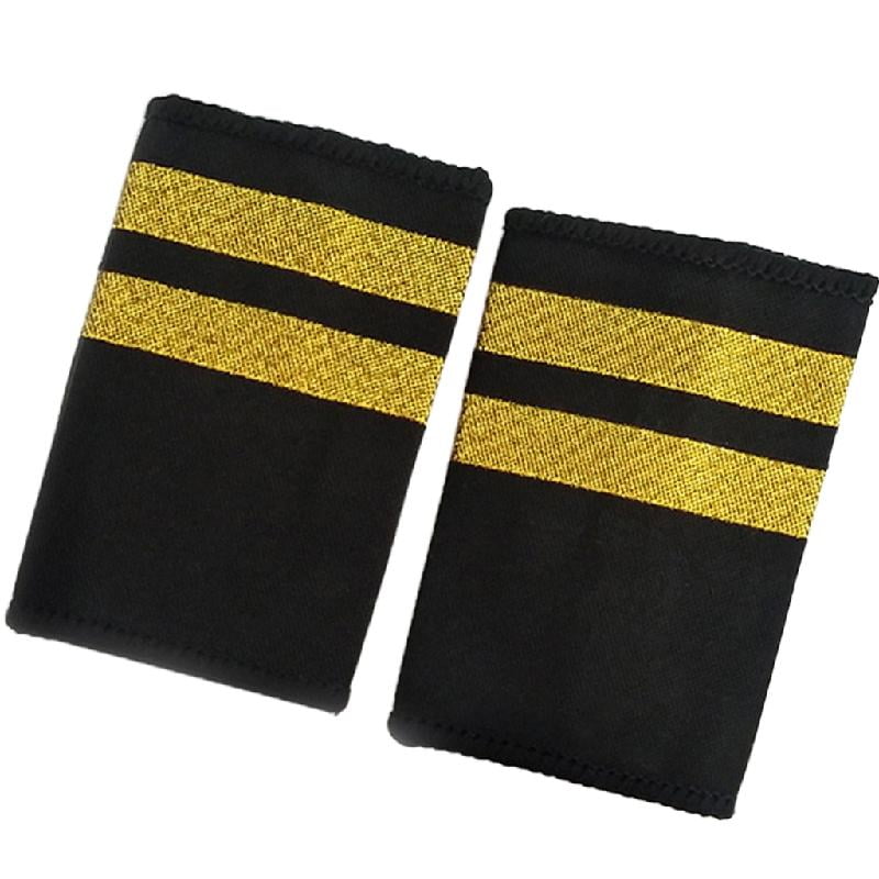 Pilot Uniform Epaulet Captain Costume Accessories Shoulder Epaulets ...