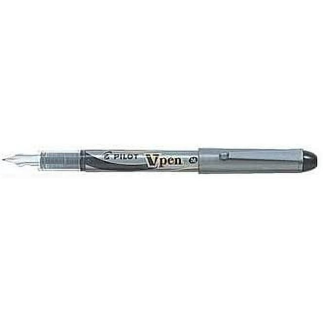 Pilot V Pen (Varsity) Disposable Fountain Pens, Black Ink, Small Point ...