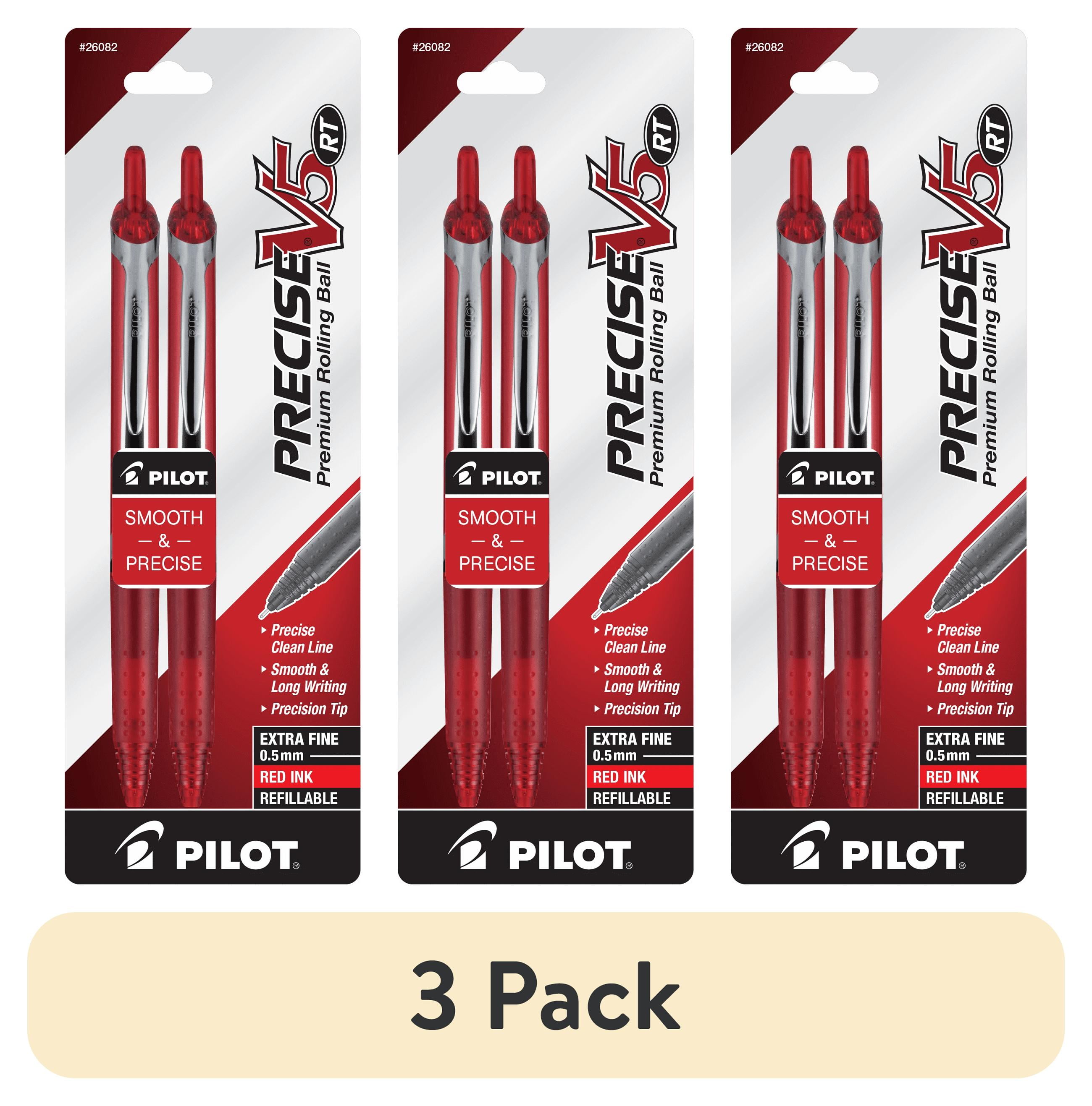 (3 pack) Pilot V5 RT Retractable Rolling Ball Pens, Extra Fine Point ...