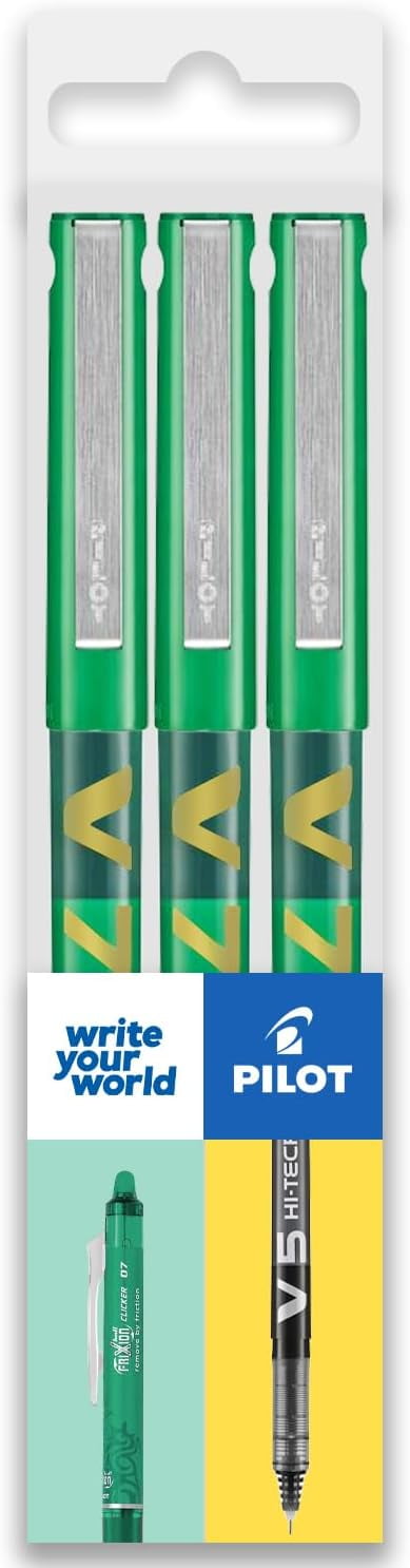 Pilot V7 Hi-Tecpoint Rollerball Pen - Liquid Ink - Medium 0.7mm Nib ...