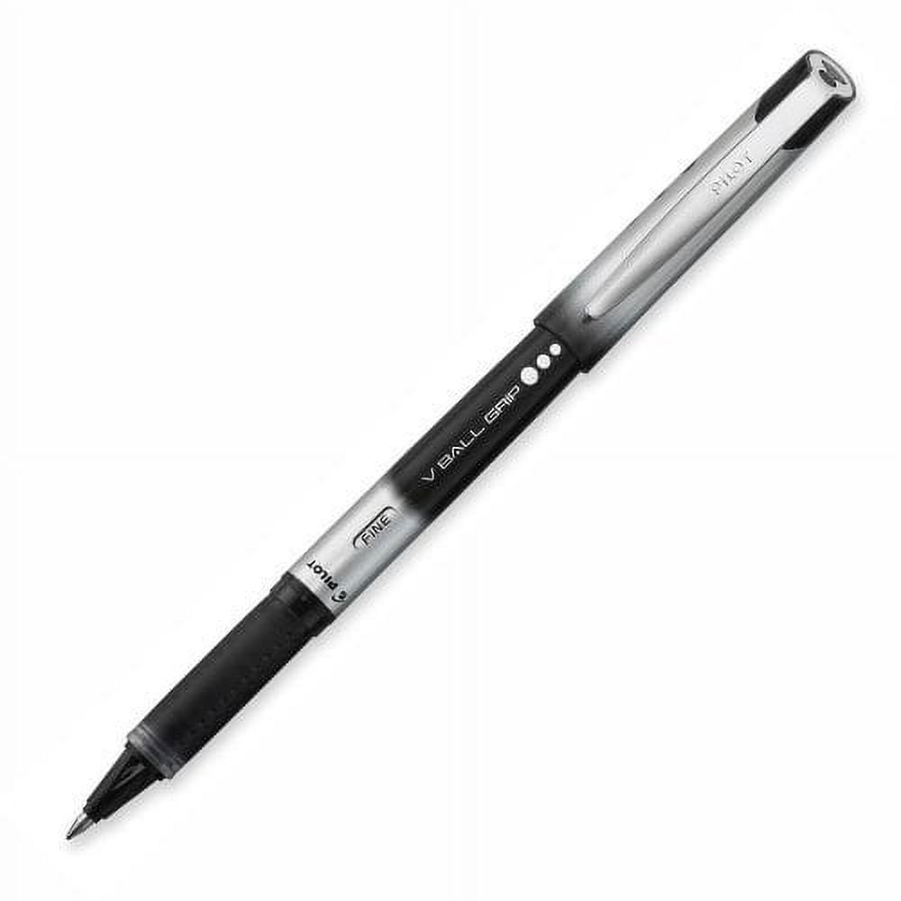 Pilot VBall Grip Rollerball Pen, Fine Tip, 0.7mm, Black Ink (35570 ...