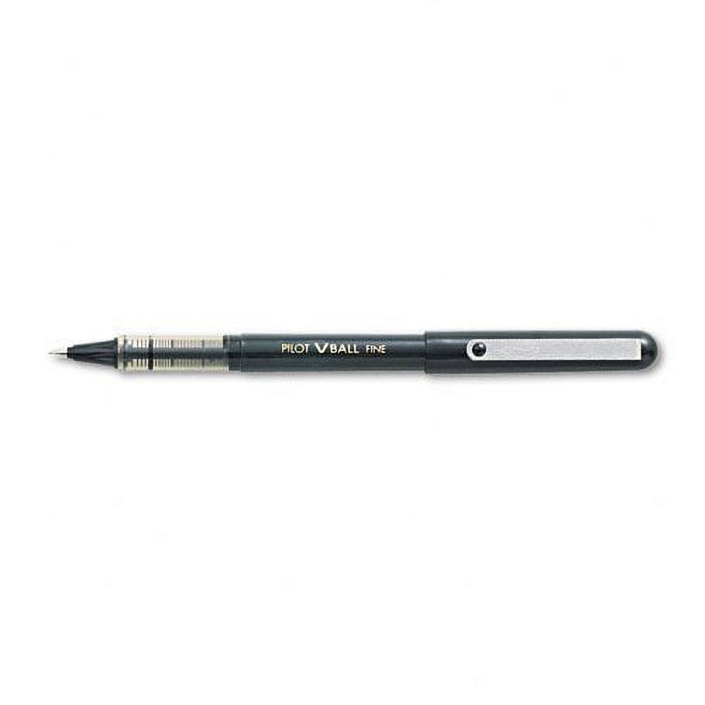 Pilot : VBall Liquid Ink Stick Roller Ball Pen, Black Barrel/Ink, Fine ...