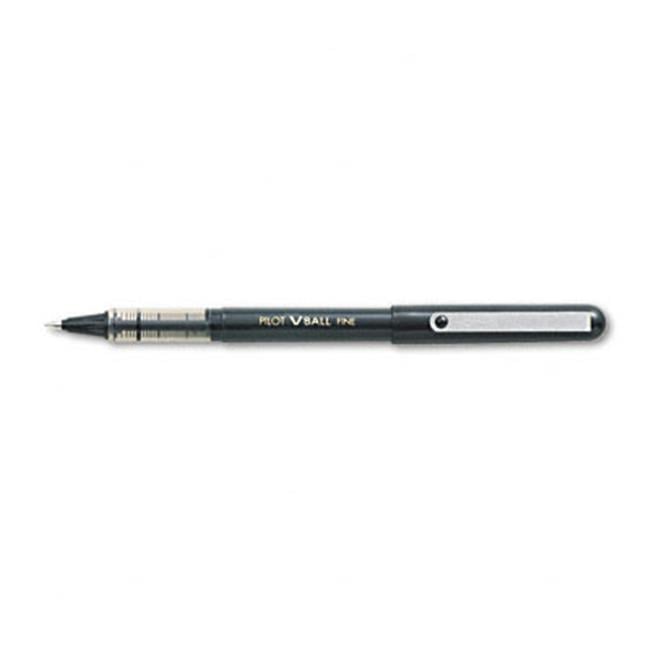 Pilot VBall Roller Ball Stick Liquid Pen- Black Ink- Fine- Dozen ...