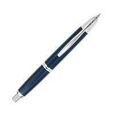 Pilot Vanishing Point Blue Carbonesque Fountain Pen - Fine - Walmart.com