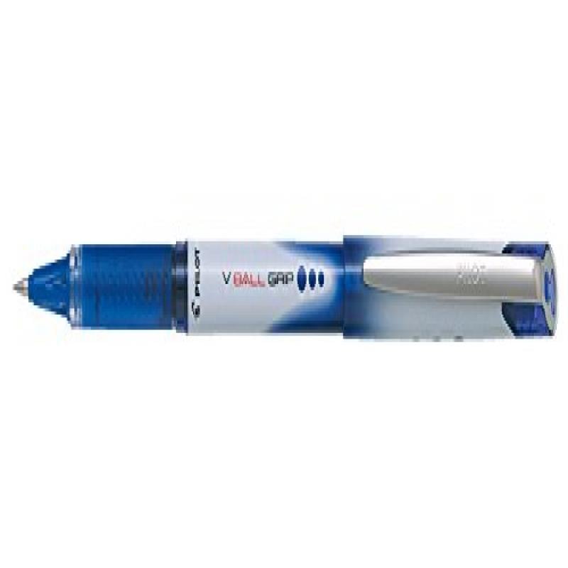 Pilot Vball 5 Grip Liquid Ink Rollerball 0.5 mm tip (Box of 12) - Blue ...