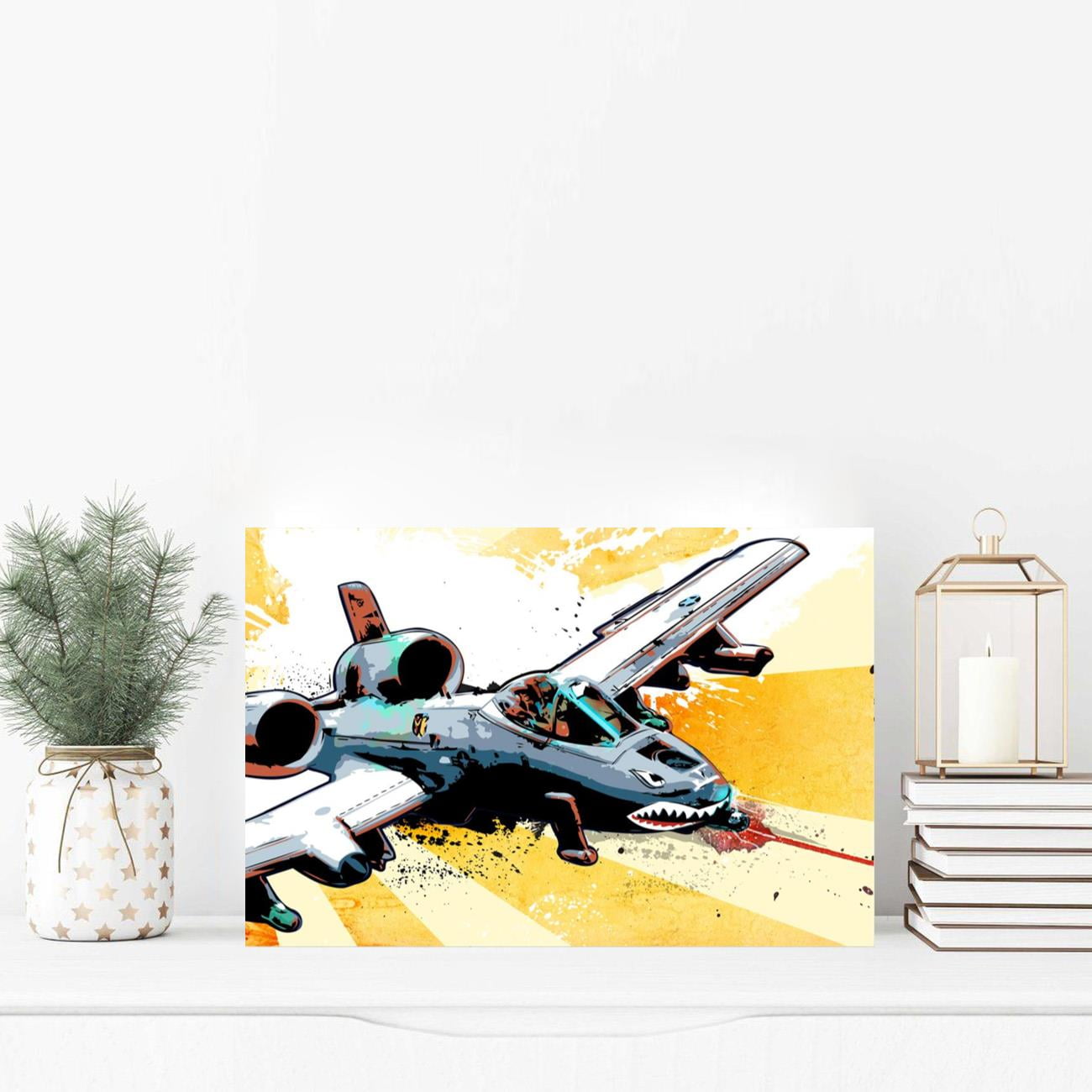 Pilot Watercolor Gift For Airplane Poster Poster Pilot Poster gift for ...