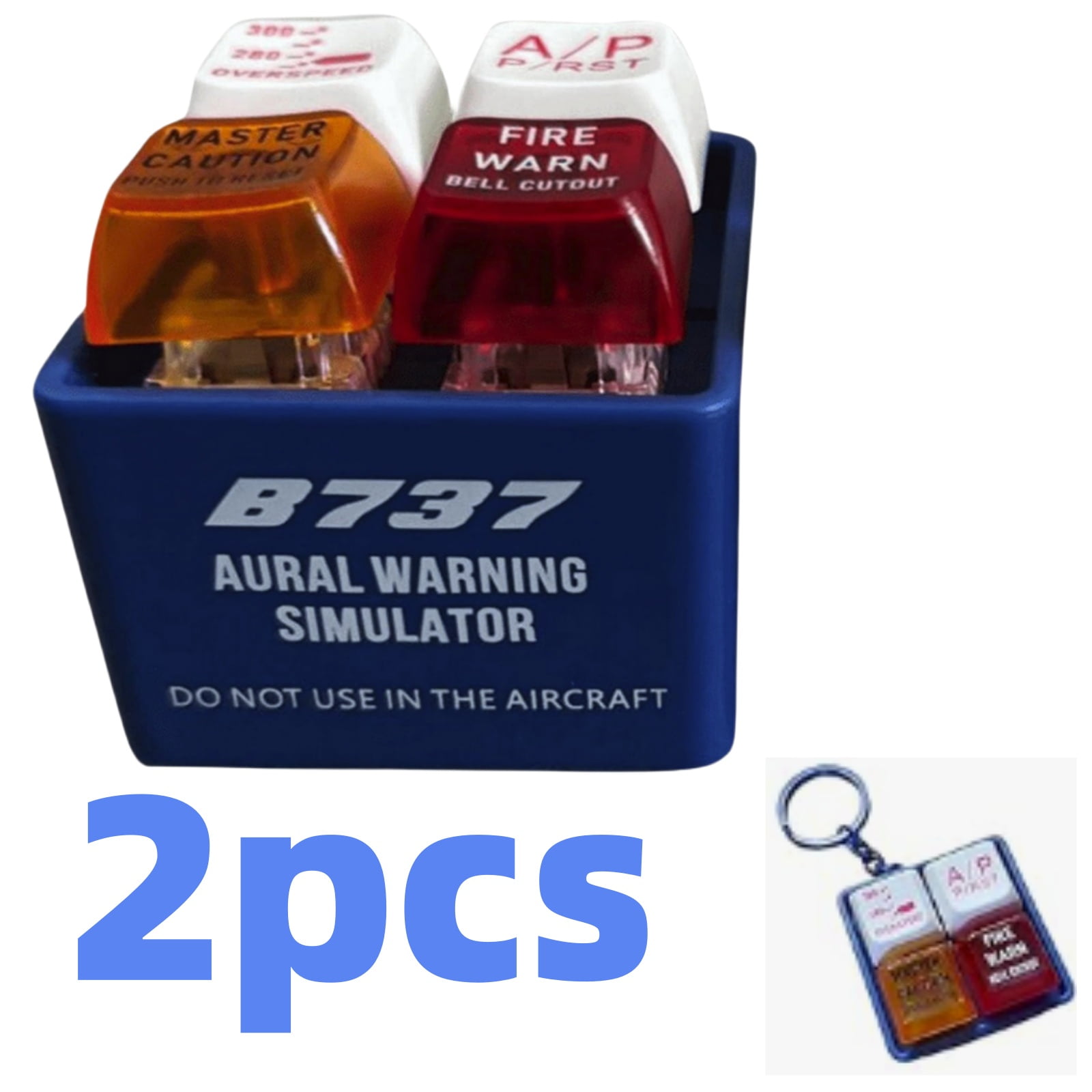 Pilot and Crew Alert Keychain, Aviation Safety Alert with LED Glowing ...