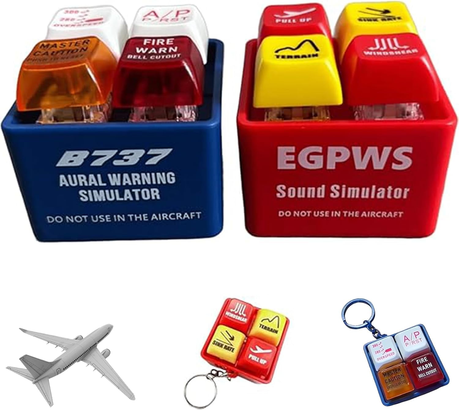 Pilot and Crew Alert Keychain EGPWS Warning Sound Simulator,Airplane ...
