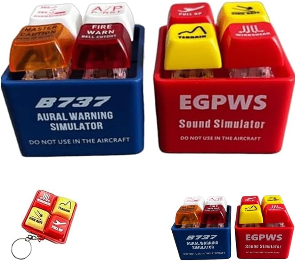 Pilot and Crew Alert Keychain EGPWS Warning Sound Simulator, Aviations ...