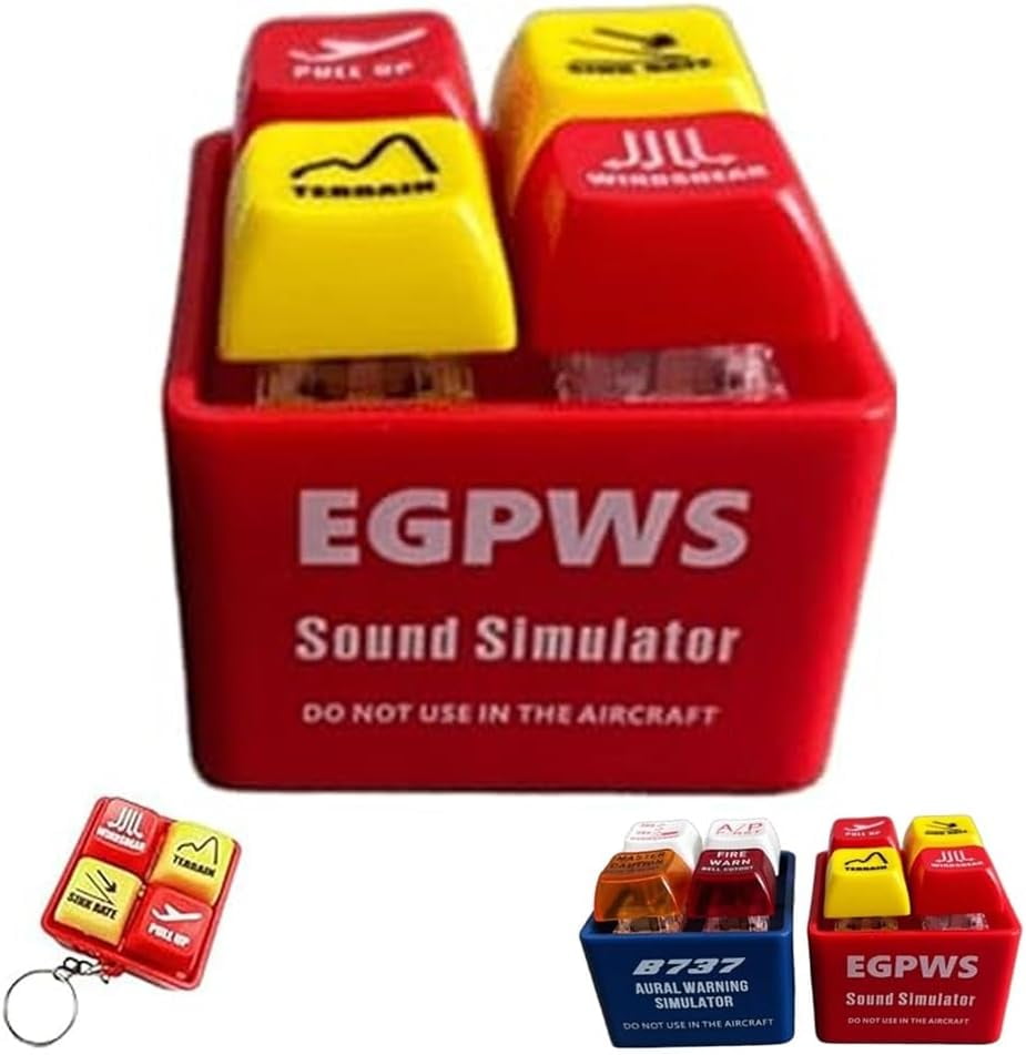 Pilot and Crew Alert Keychain EGPWS Warning Sound Simulator, Aviations ...