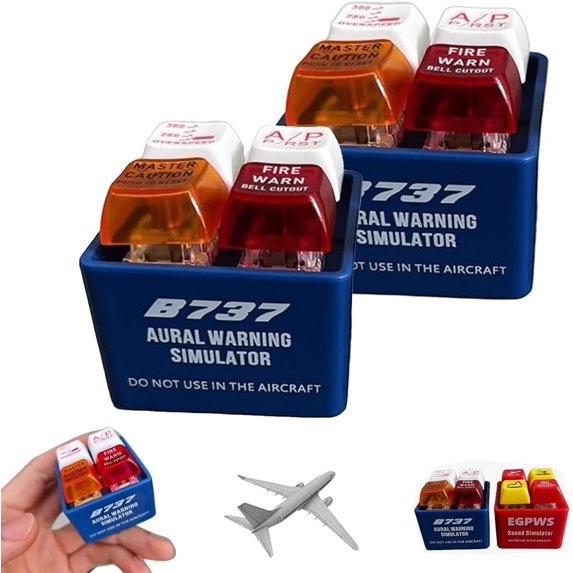 Pilot and Crew Alert Keychain Egpws Warning Sound Simulator, Tiny ...