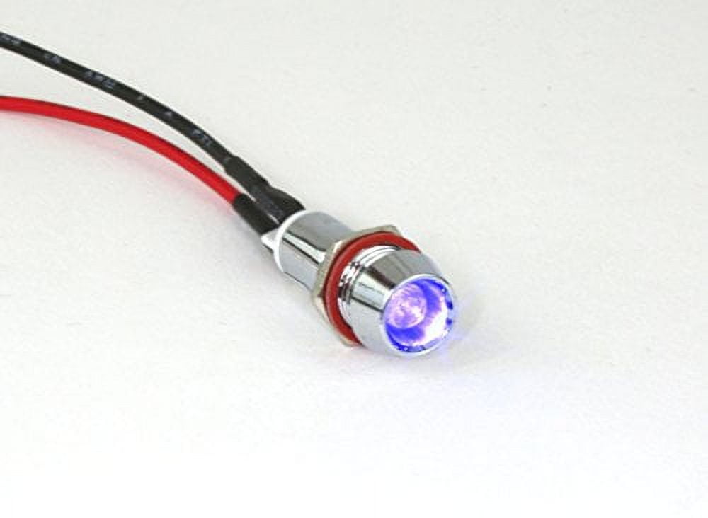 PilotLights 12 Volt DC Pilot Light, 10mm Panel Indicator Light with ...