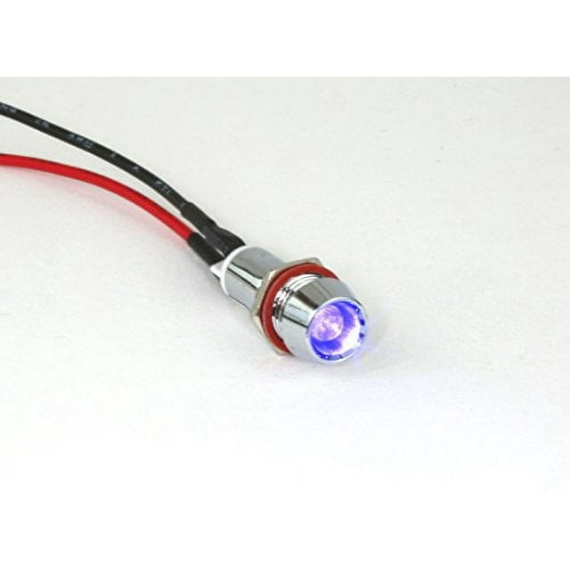 PilotLights 12 Volt DC Pilot Light, 10mm Panel Indicator Light with ...