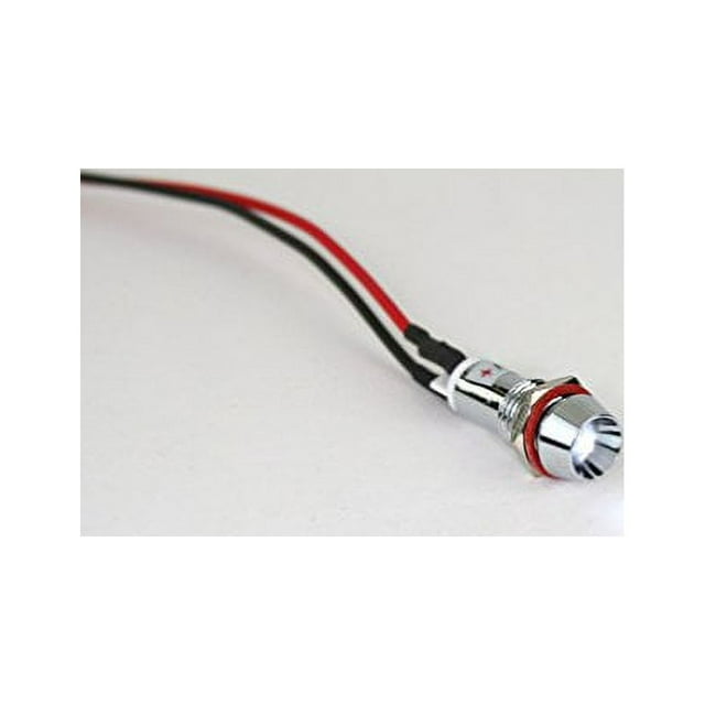 PilotLights 12 Volt DC Pilot Light, 10mm Panel Indicator Light with ...