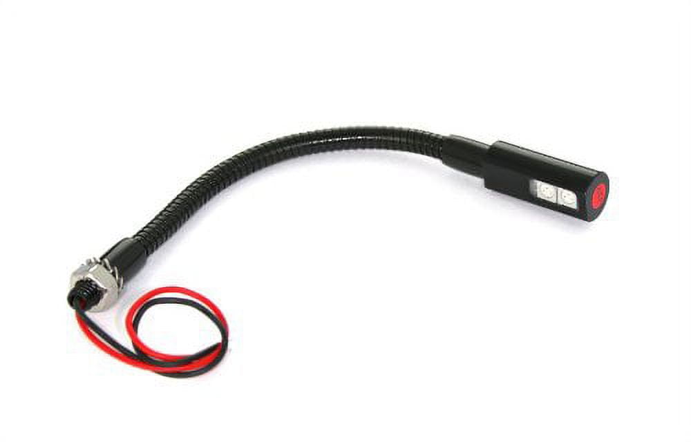 PilotLights Mini Gooseneck Panel Light, Map Light, Post Light - RED LED ...