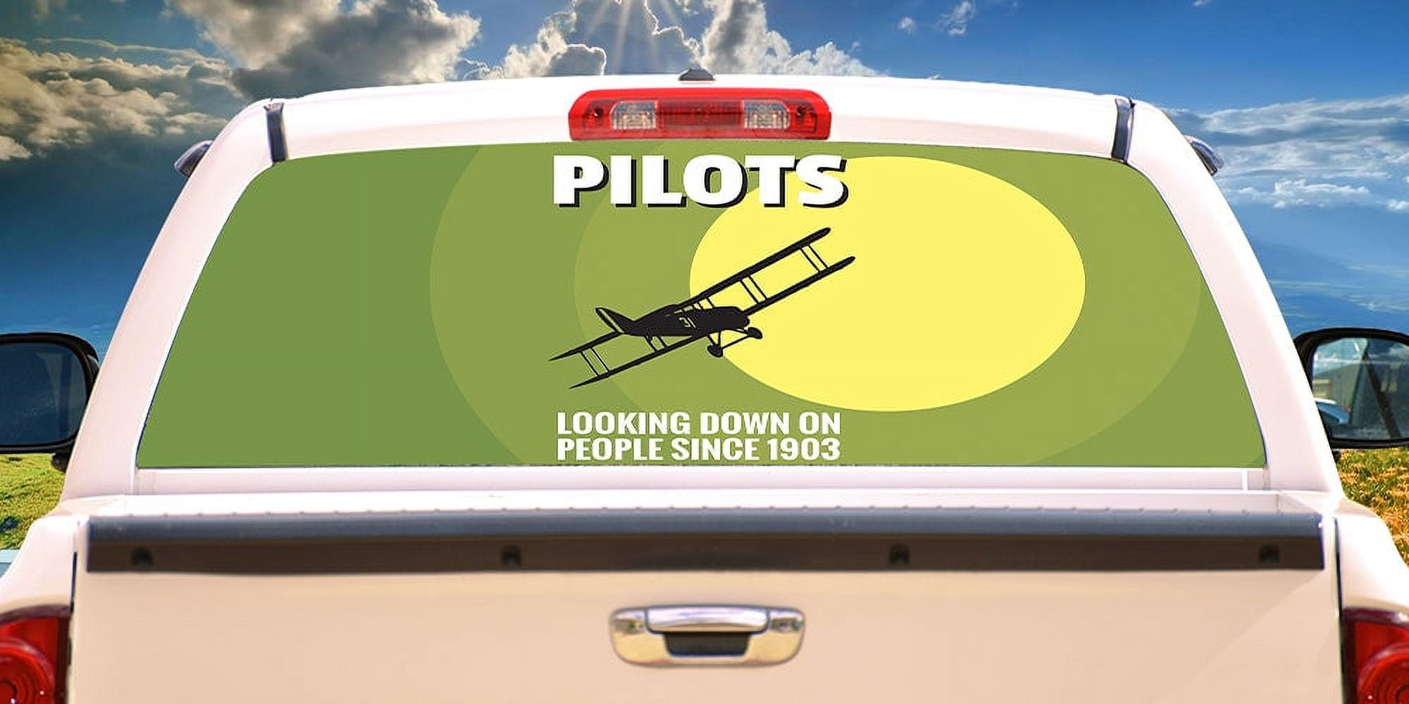 Pilots Rear Window Graphic | HD Truck & Car Back Window Graphic ...
