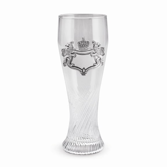 Pewter Glass Bottom Beer Mugs