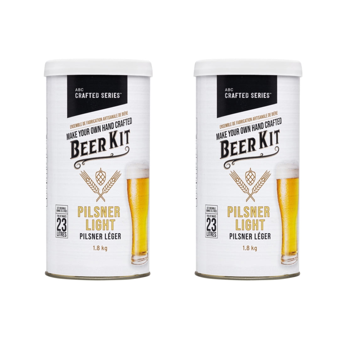 Pilsner Light Beer Making Kit (1.8 kg | 3.9 Lb) | Pack of 2 - Walmart.com