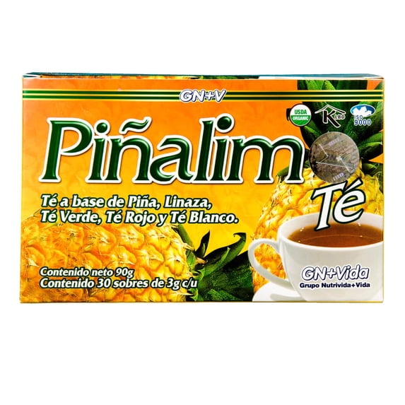 Pinalim Detox Tea Bags, Herbal Pineapple Tea, Antioxidant Blend, 30 Ct ...