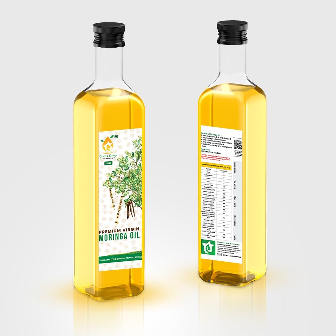 Pimenta God’S Drop Premium Virgin Moringa Oil (1000 Ml) - Walmart.com