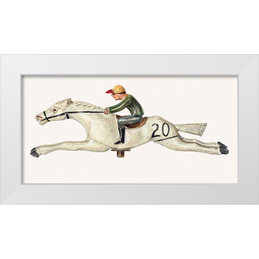 Pimentel, Palmyra 24x14 White Modern Wood Framed Museum Art Print ...