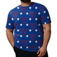 Pimfylm 4th of July Men's T-Shirt Graphic 3D Printed Summer Tops USA American Independence Day ...