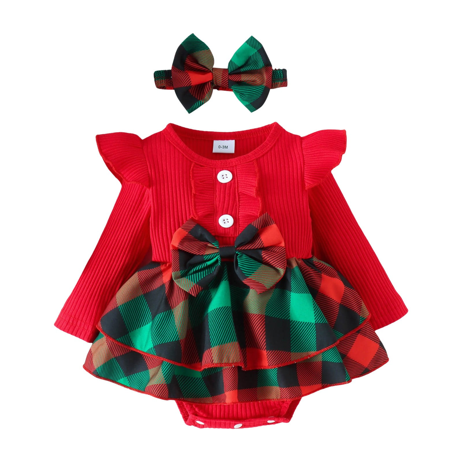 Pimfylm Baby Girl Clothes Fall Winter Outfits,Christmas Long Sleeved ...